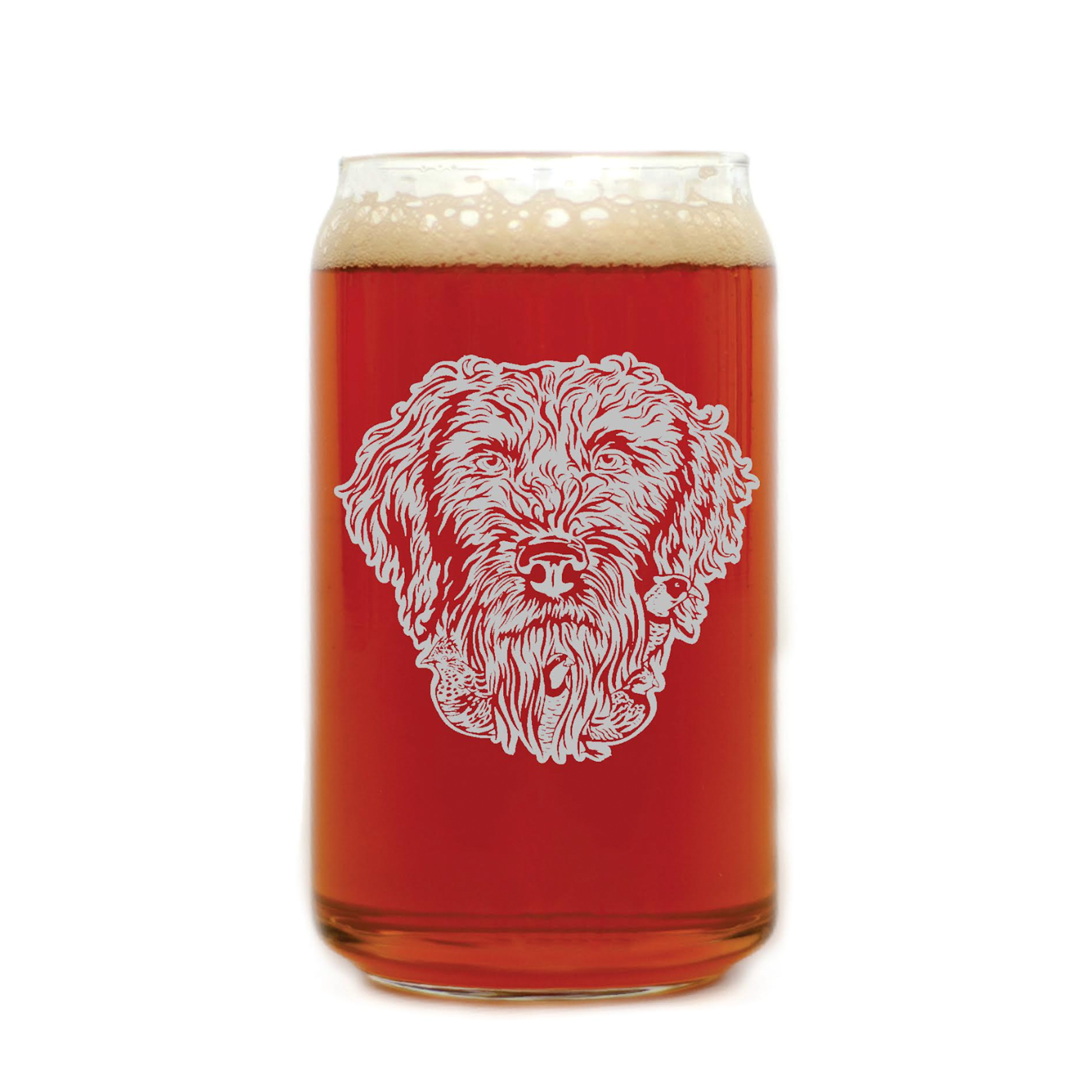 Birdy Beard Beer Can Glass | Bird Dog of the Day
