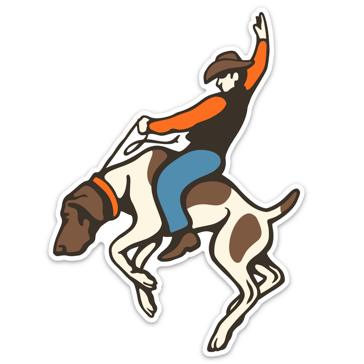 Bucking Bird Dog Decal Sticker | Bird Dog of the Day