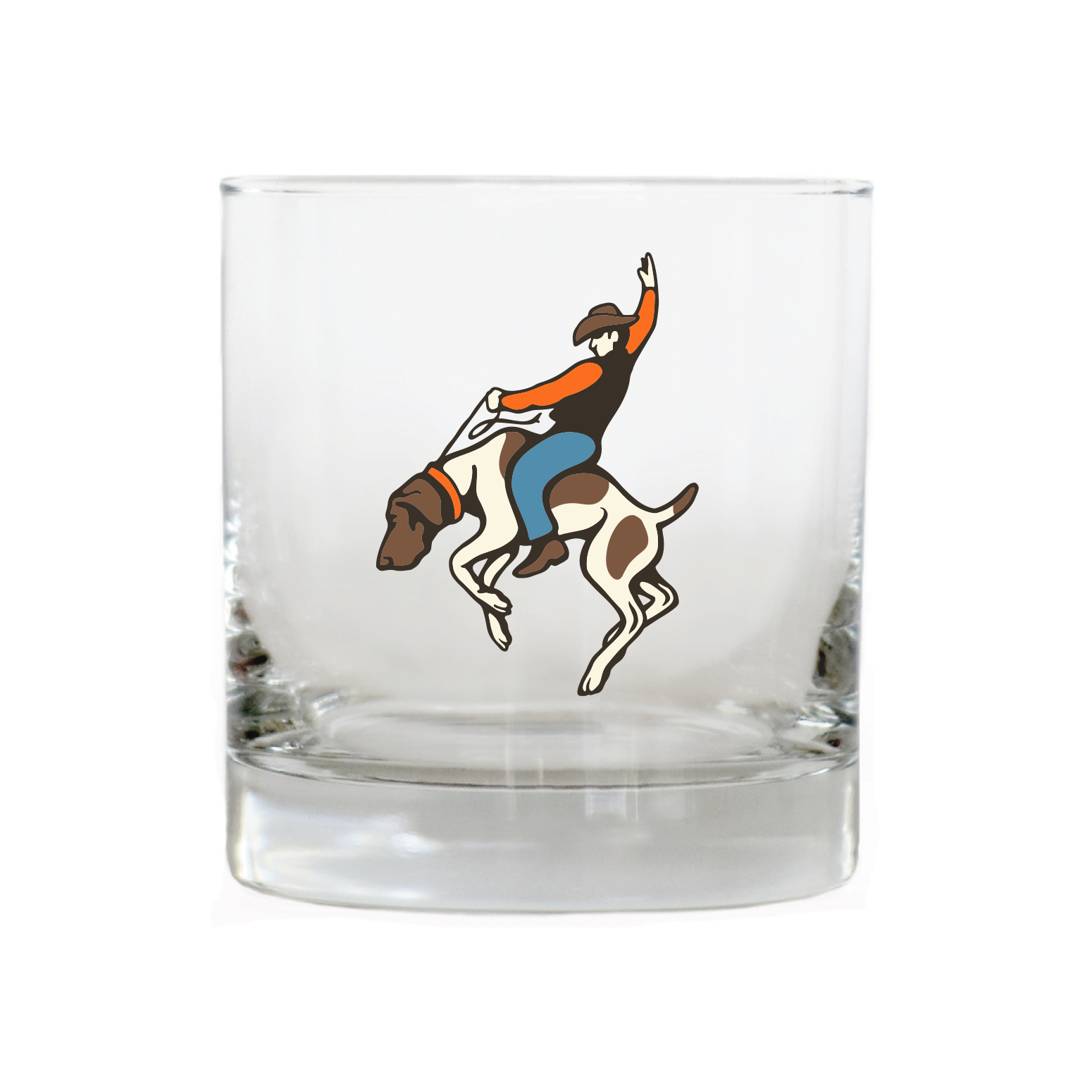 Bucking Bird Dog Whiskey Lowball Glass | Bird Dog of the Day