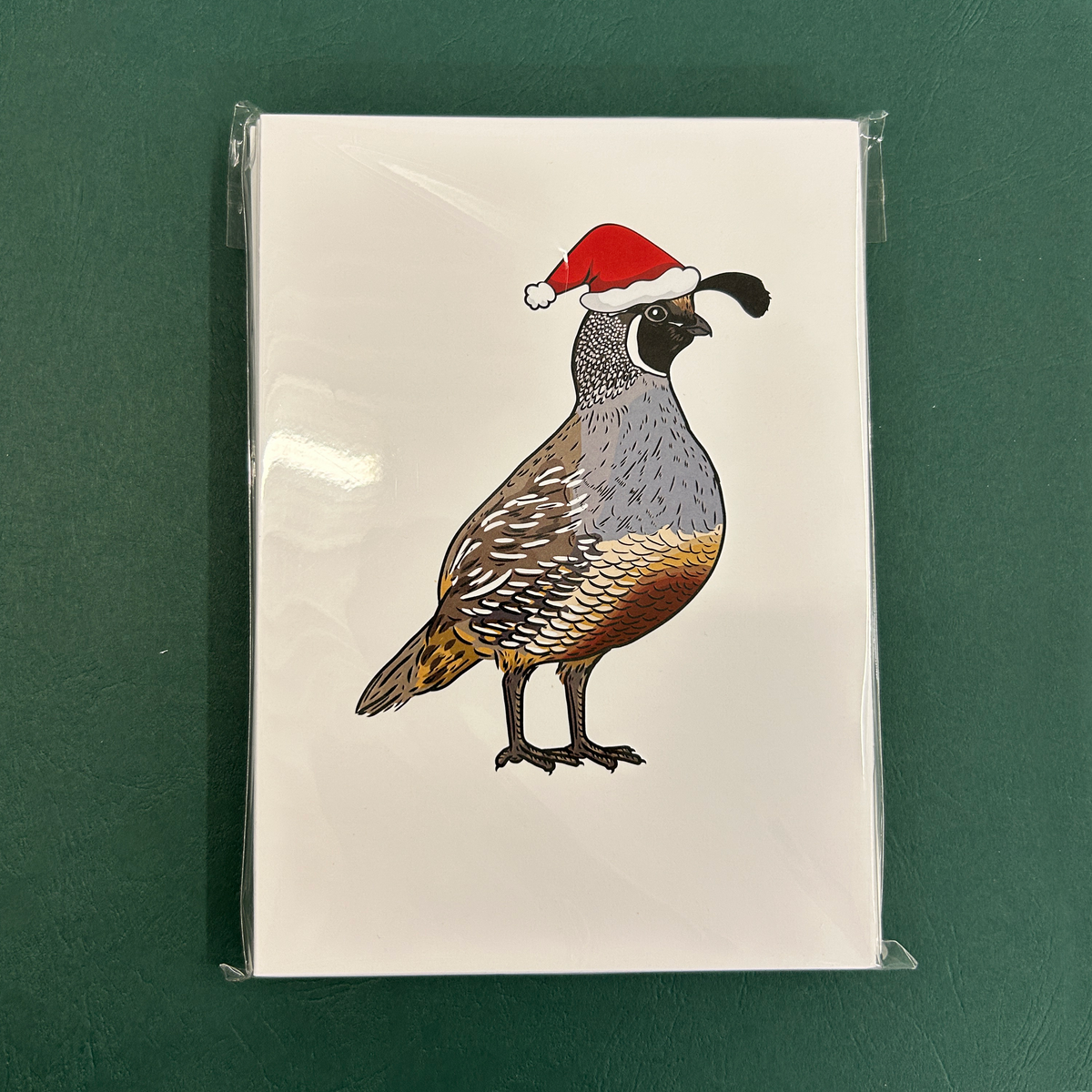 California Quail Christmas Cards - Set of 12 | Bird Dog of the Day