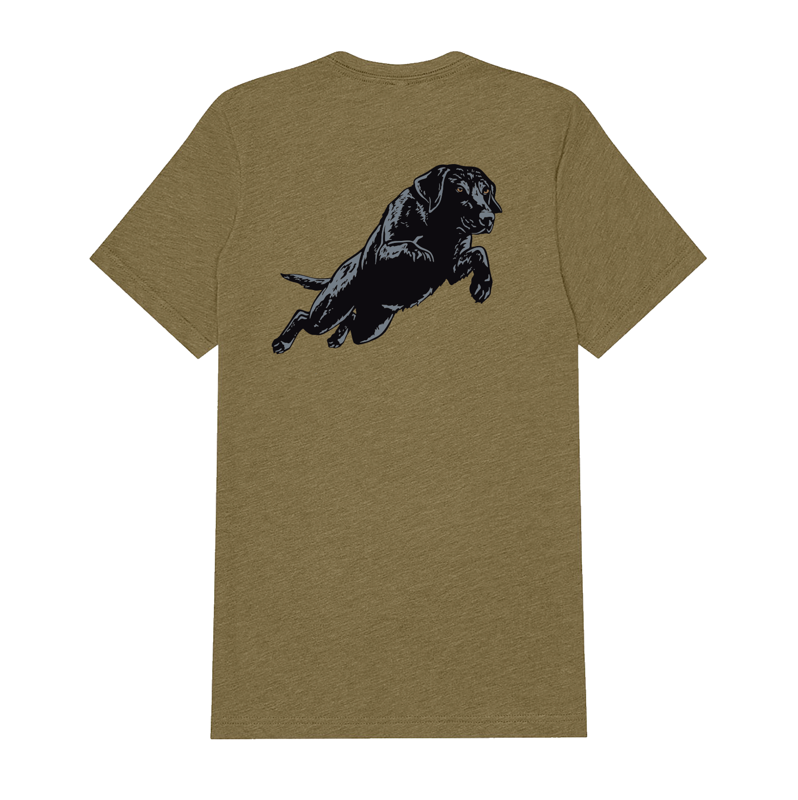 Flying Black Lab T-Shirt | Bird Dog of the Day