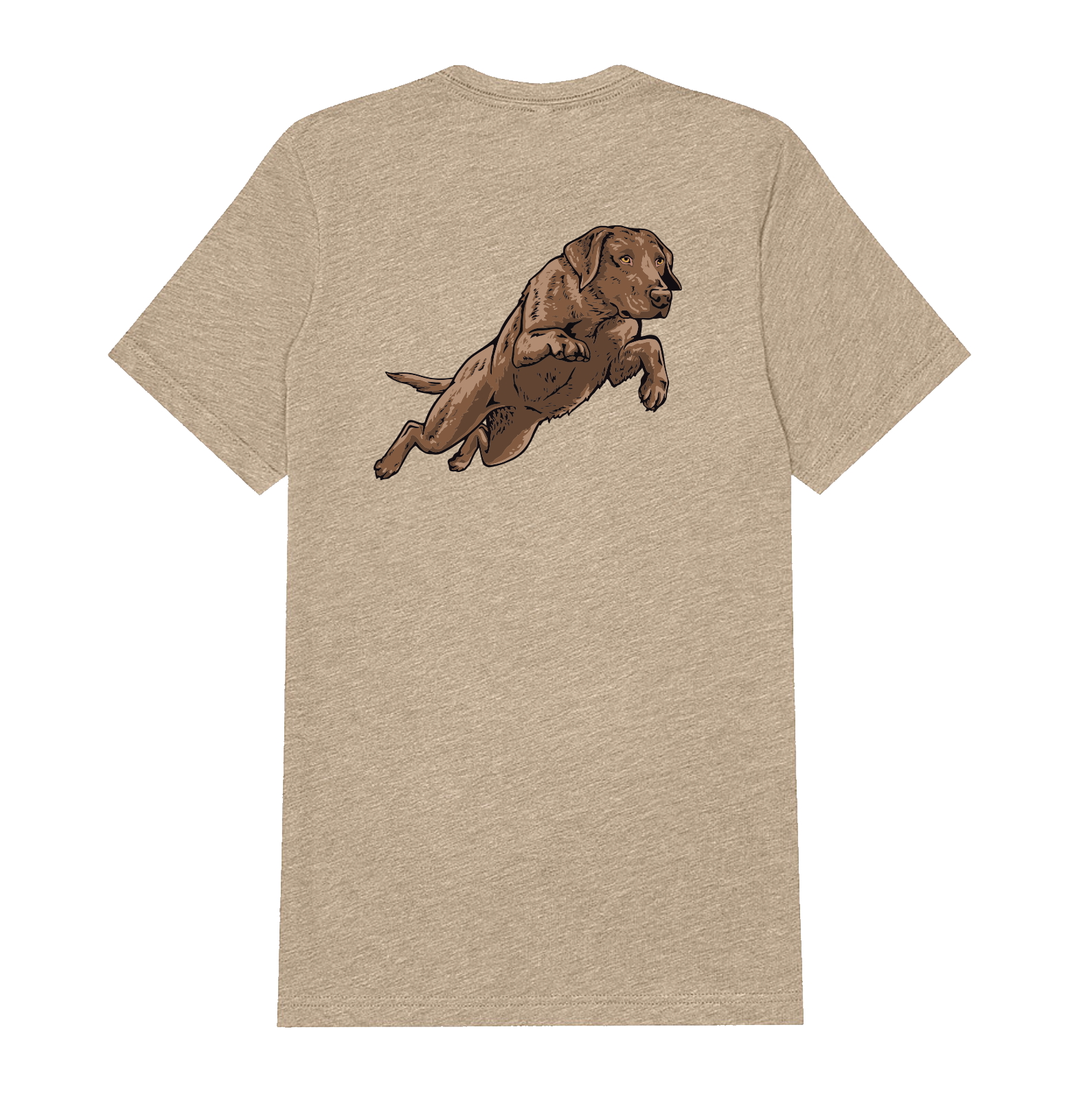 Flying Chocolate Lab T-Shirt | Bird Dog of the Day