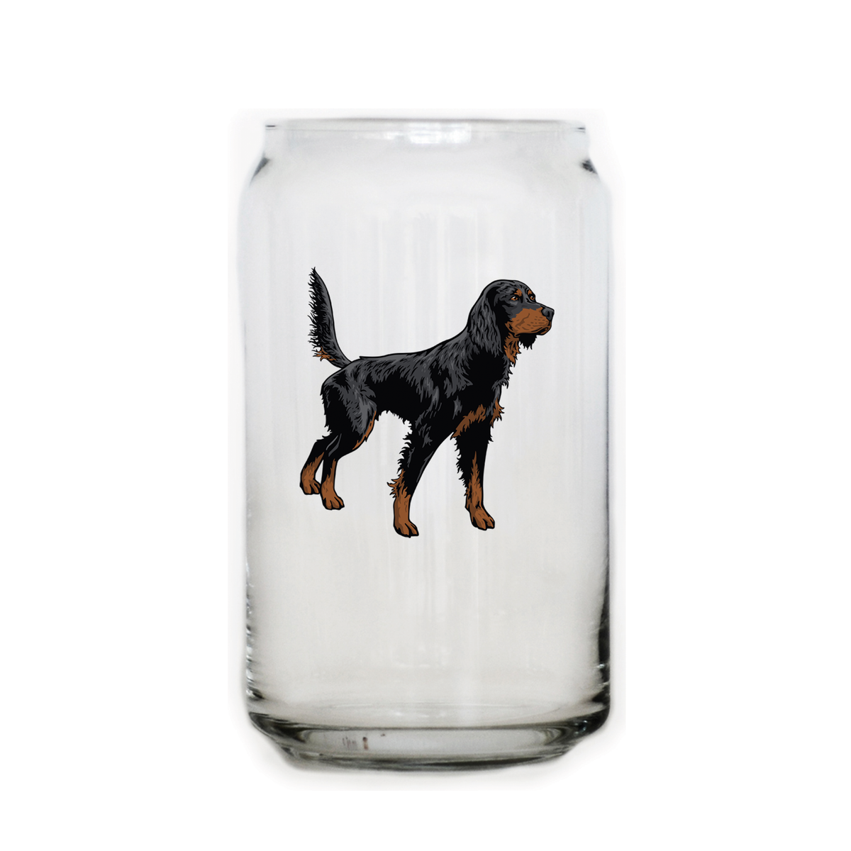 Gordon Setter Beer Can Glass | Bird Dog of the Day