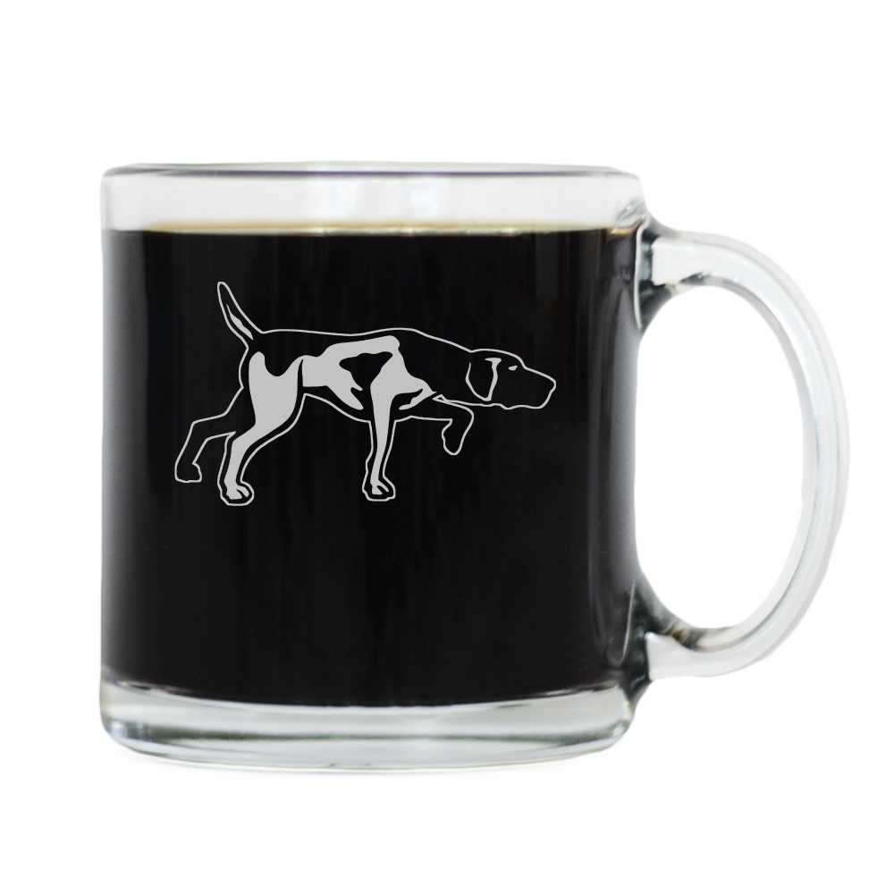 GSP Glass Coffee Mug | Bird Dog of the Day