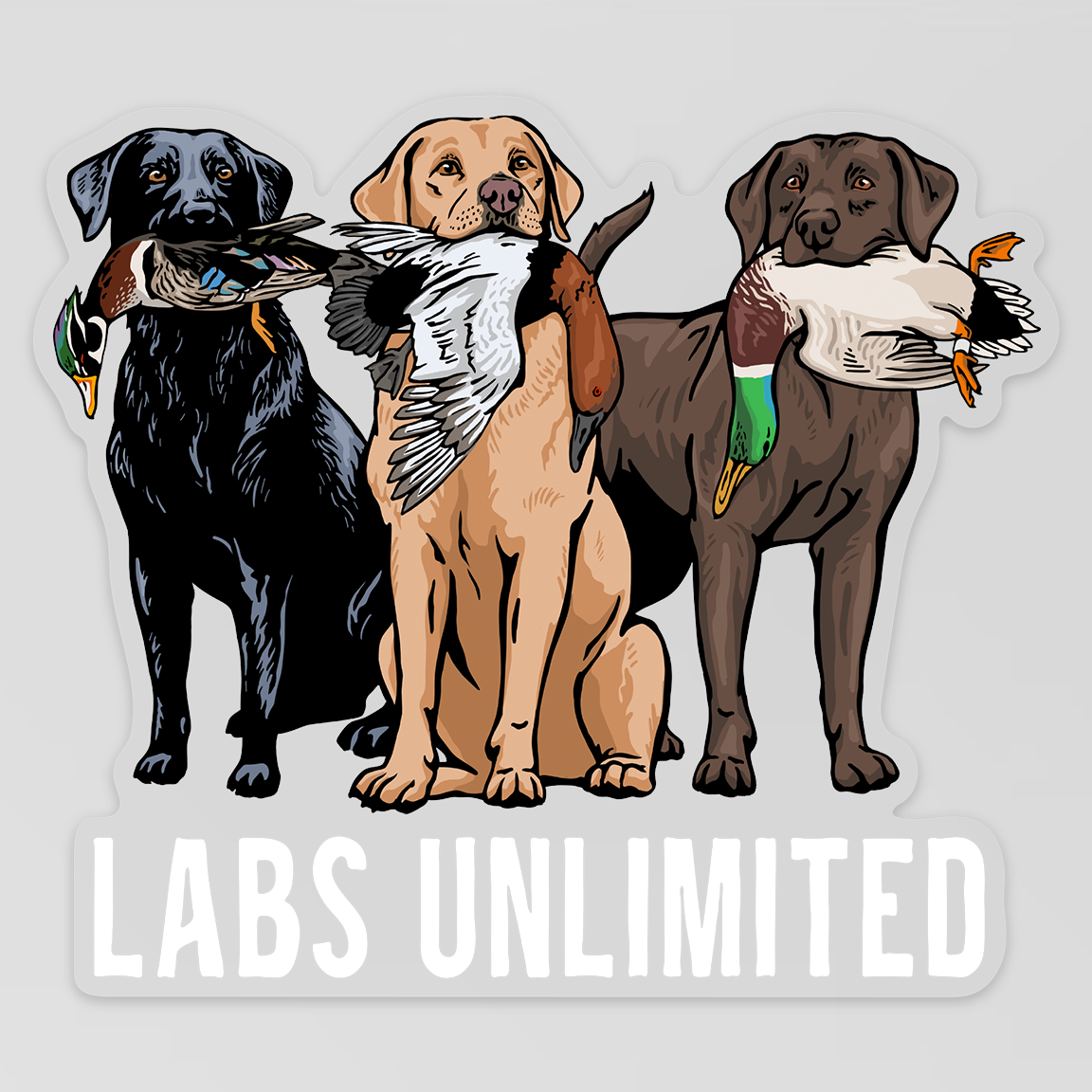 Labs Unlimited Decal Sticker | Bird Dog of the Day