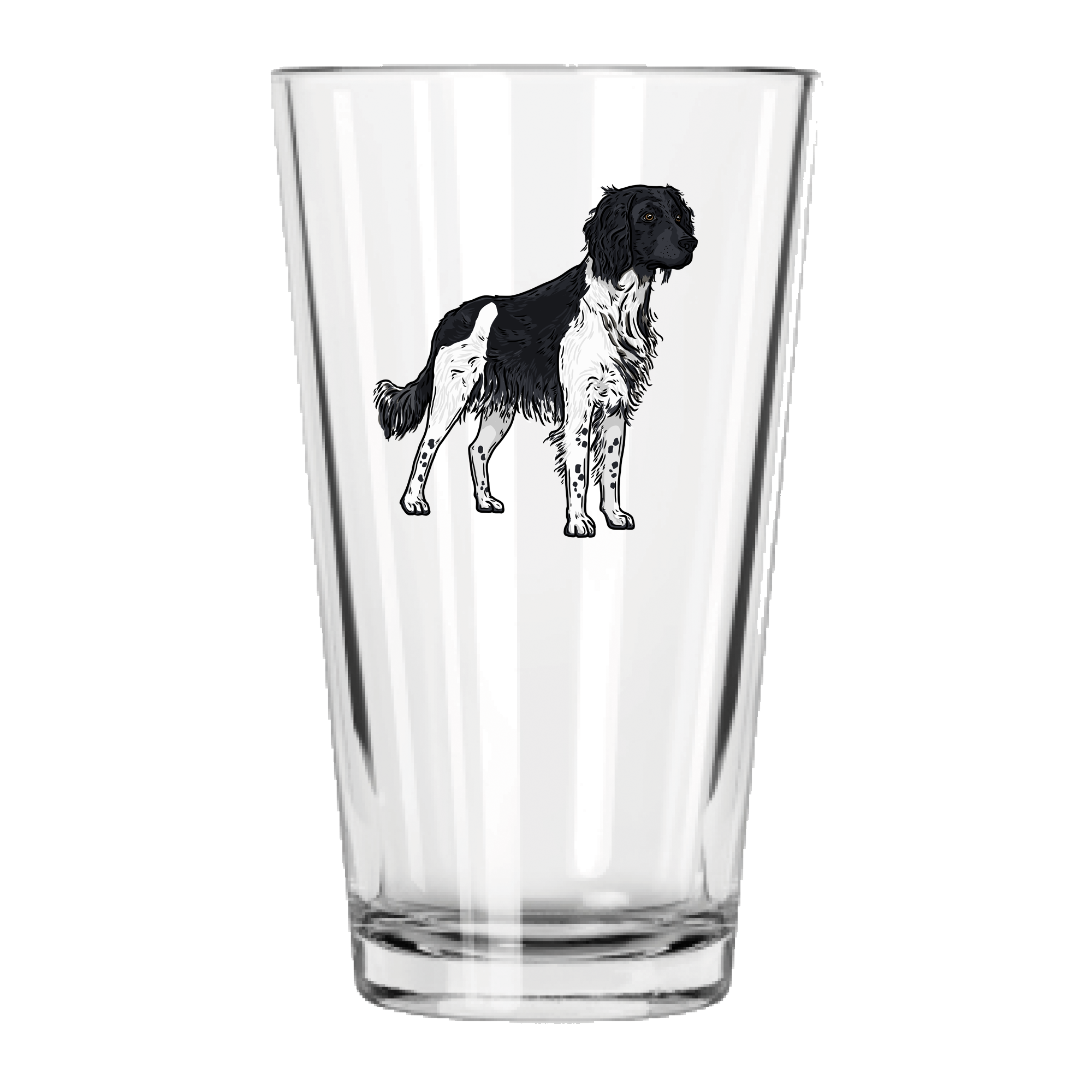 Large Münsterländer Pint Glass | Bird Dog of the Day
