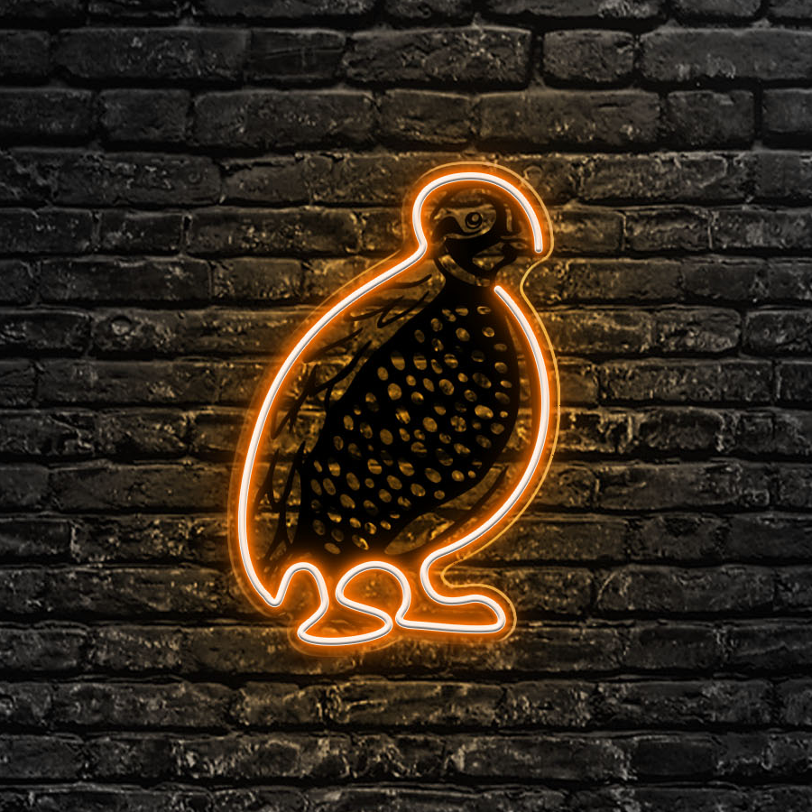 Mearns Quail Neon Sign | Bird Dog of the Day