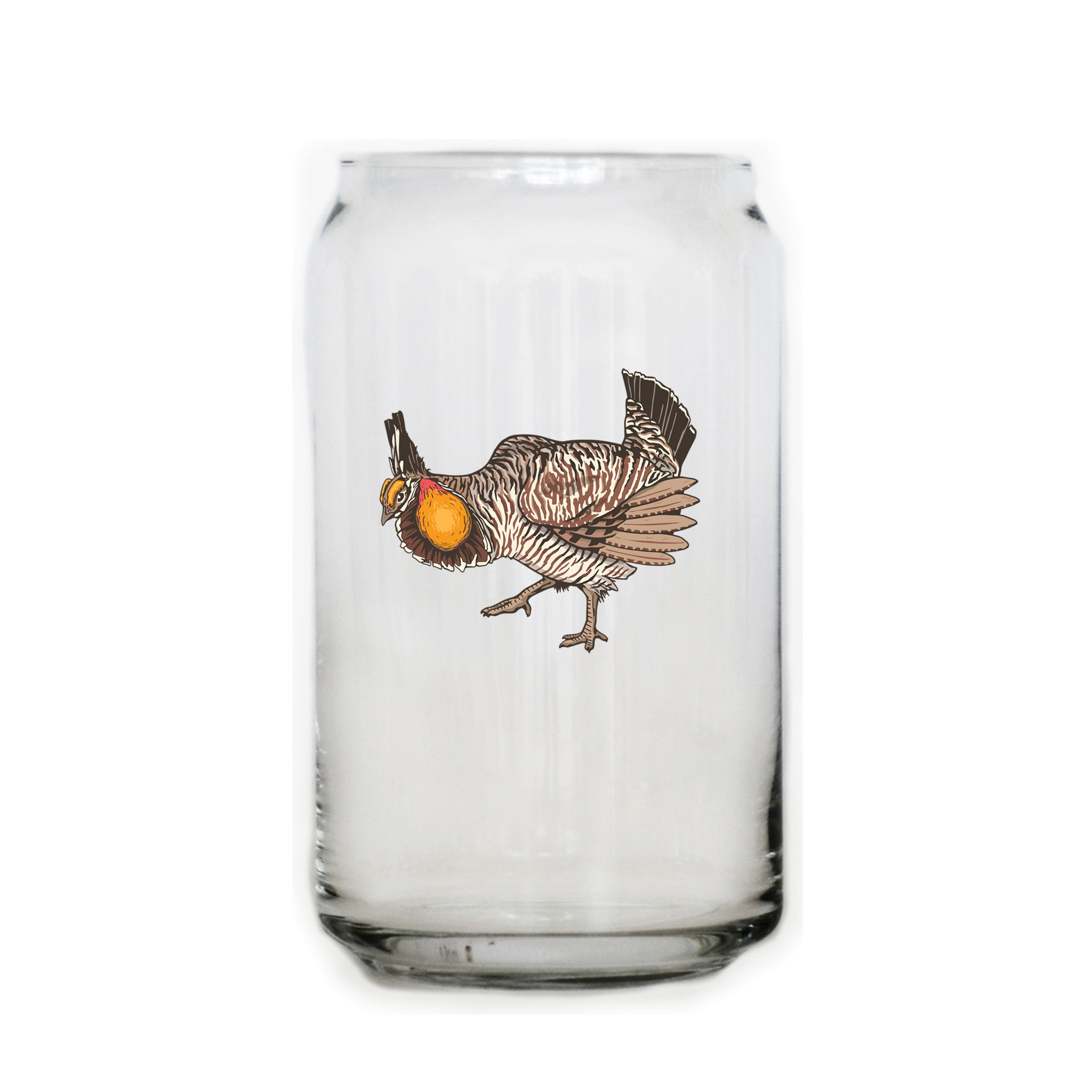 Prairie Chicken Beer Can Glass | Bird Dog of the Day