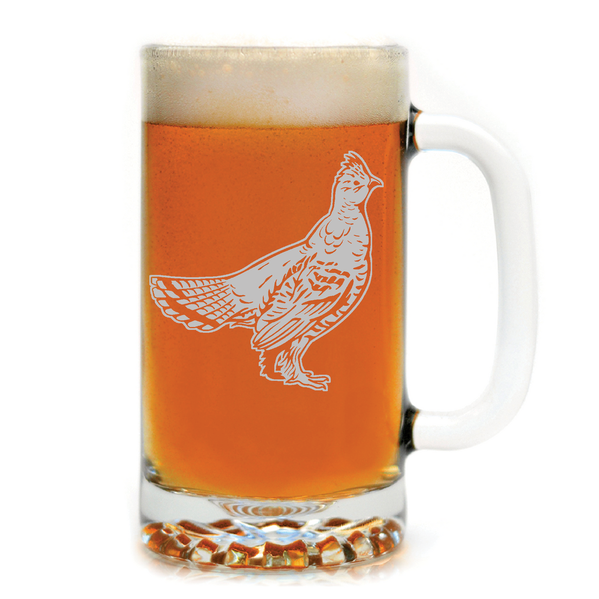 Ruffed Grouse Beer Mug | Bird Dog of the Day