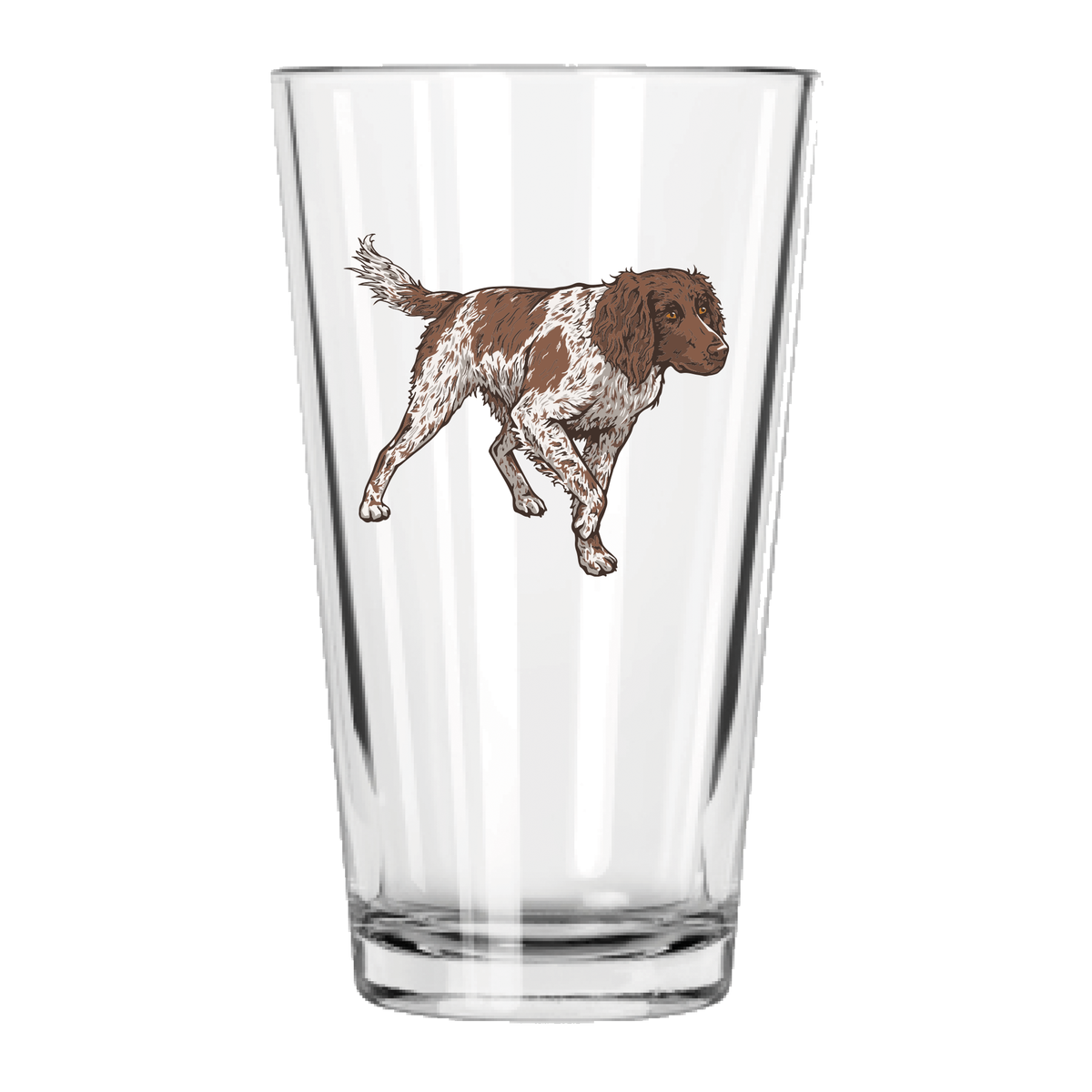 Small Münsterländer Pint Glass | Bird Dog of the Day