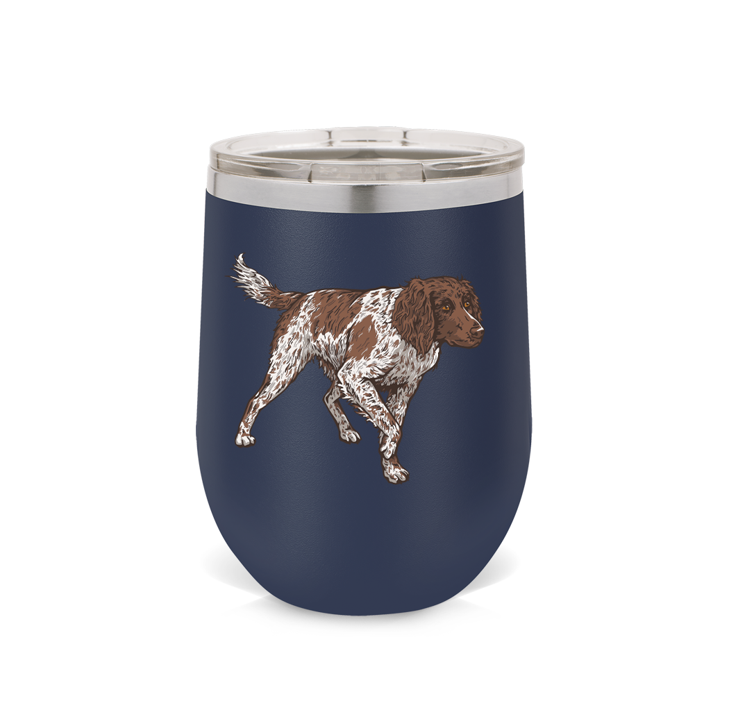 Small Münsterländer Wine Tumbler | Bird Dog of the Day