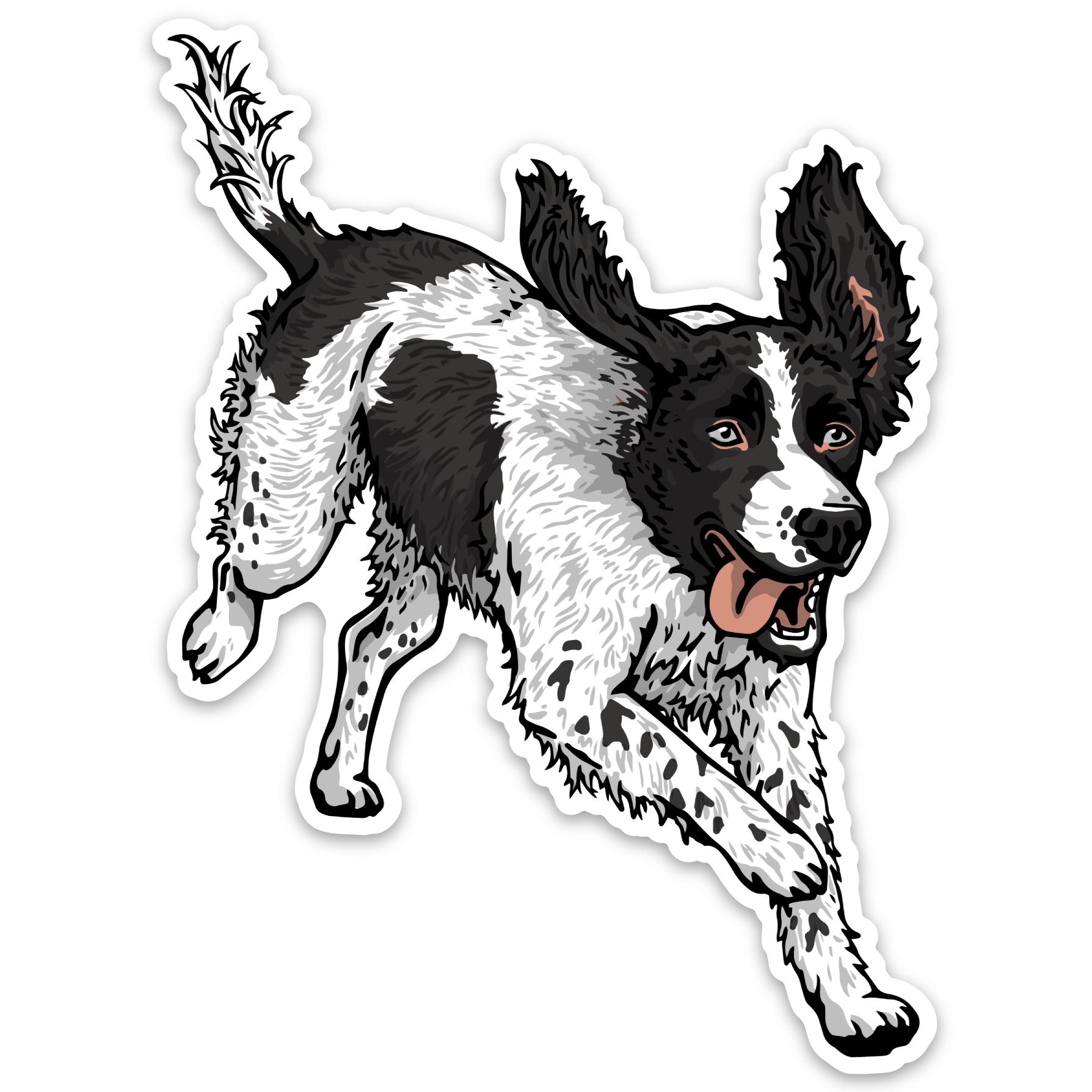 Springin' Springer Decal Sticker | Bird Dog of the Day