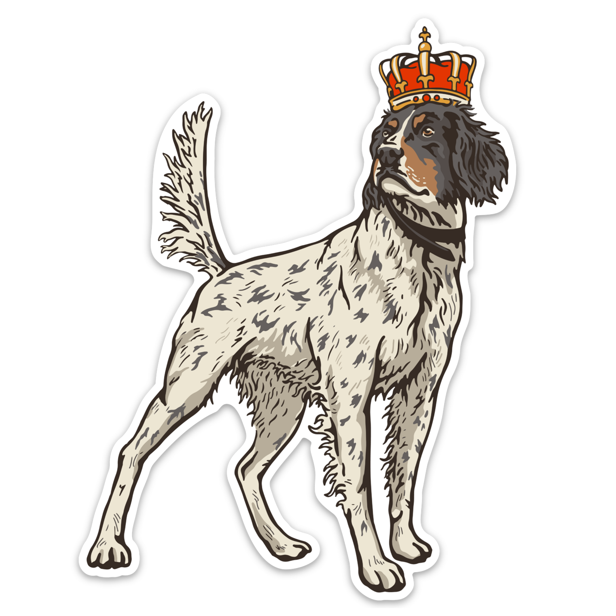 Upland King Decal Sticker | Bird Dog of the Day