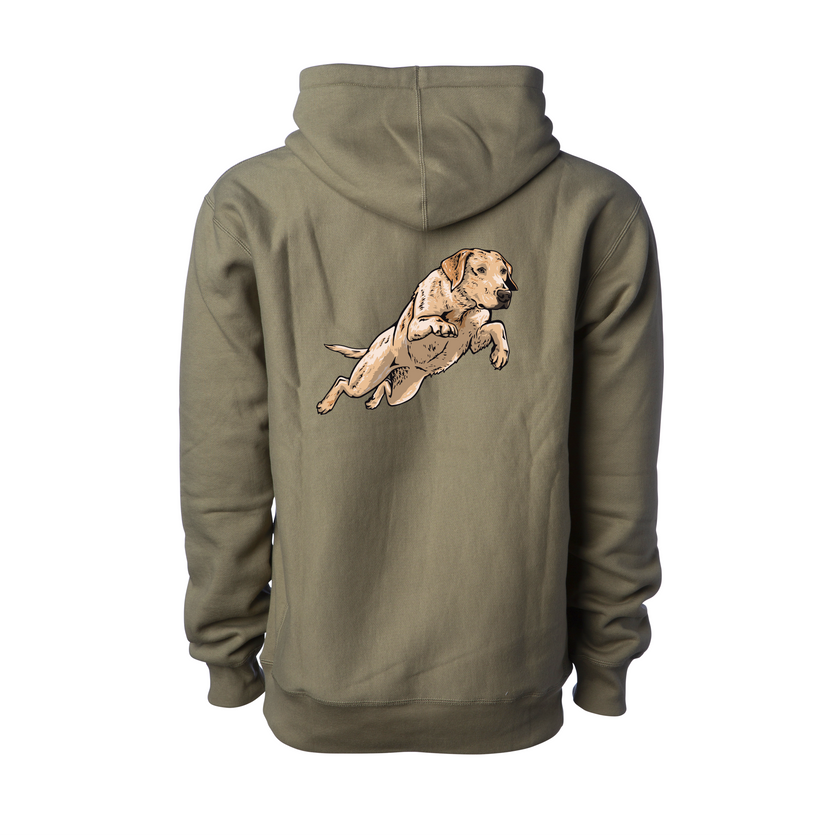 Yellow Lab Hoodie | Bird Dog of the Day