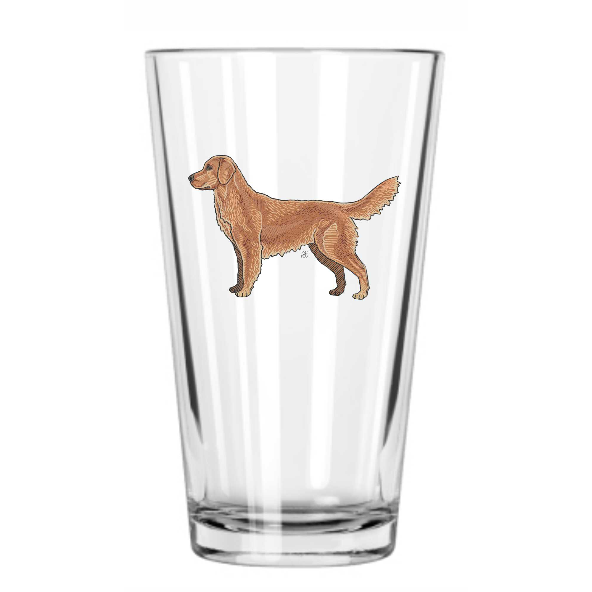 Golden Retriever Pint Glass | Bird Dog of the Day